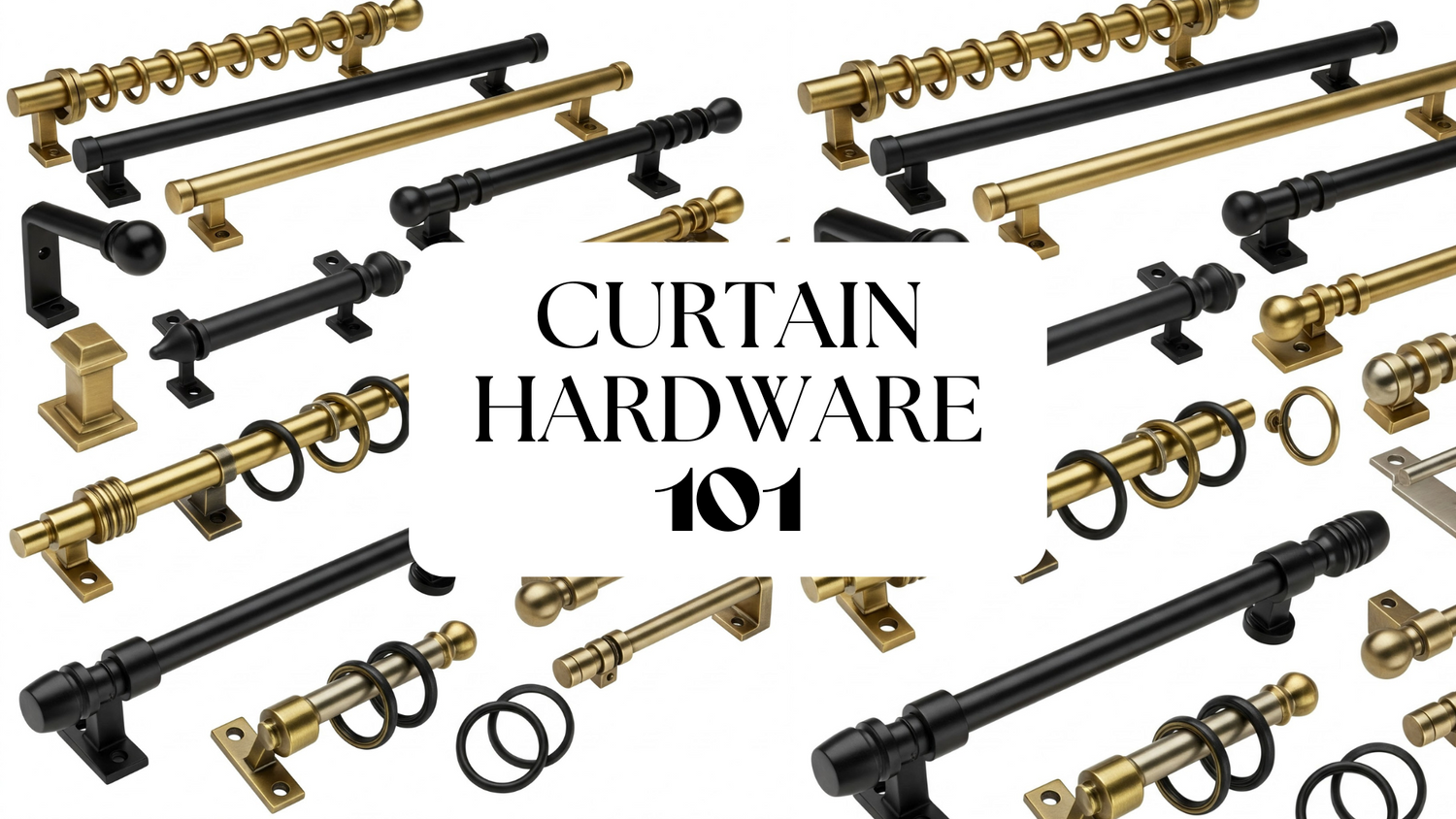 The Ultimate Guide to Curtain Hardware: Rods, Rings, Tiebacks and More ...