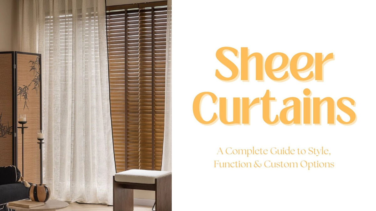 How to Choose the Right Sheer Curtains: A Complete Buyer's Guide ...