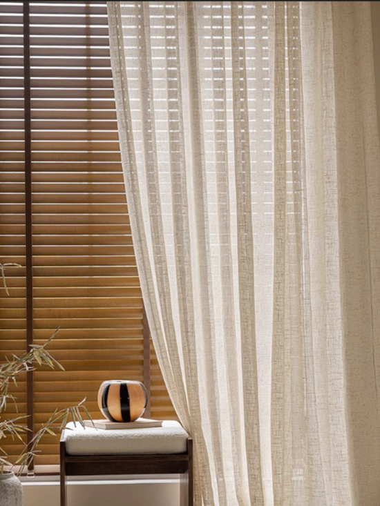 Linen Sheer Curtains | Custom Made to Order | Lumos Curtains
